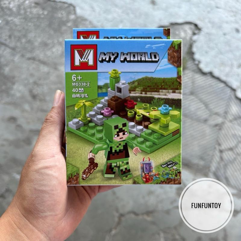 Minecraft Mainan Balok-Roblox My World Mainan Anak Block- Roblok ...