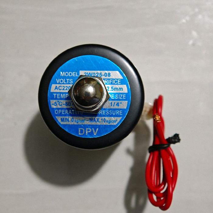 Jual DPV Selenoid AC 220V 1/4 inch 2W-025-08 dengan Ukuran Poros 2.5mm ...