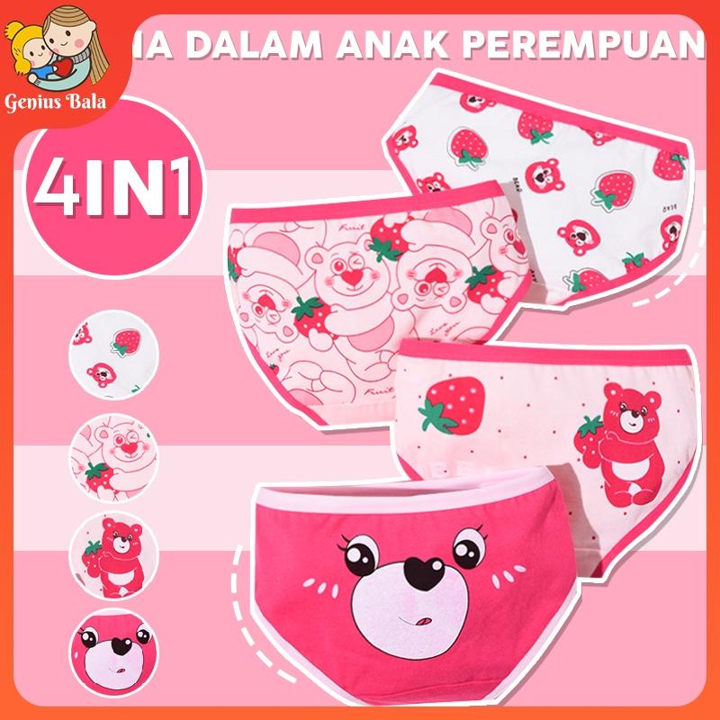 【Genius Bala】(2-9 Tahun)Katun murni Celana Dalam Anak Perempuan - Shop ...