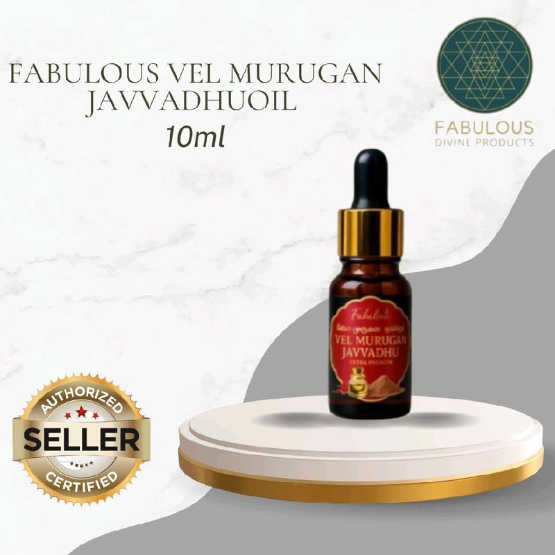 Fabulous Vel Murugan Javvadhu Aroma Oil 10ml - Fragrance Essential ...
