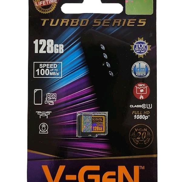 Jual MicroSD V-GeN Turbo 128GB Class 10 Memory Card Micro SD VGEN ...