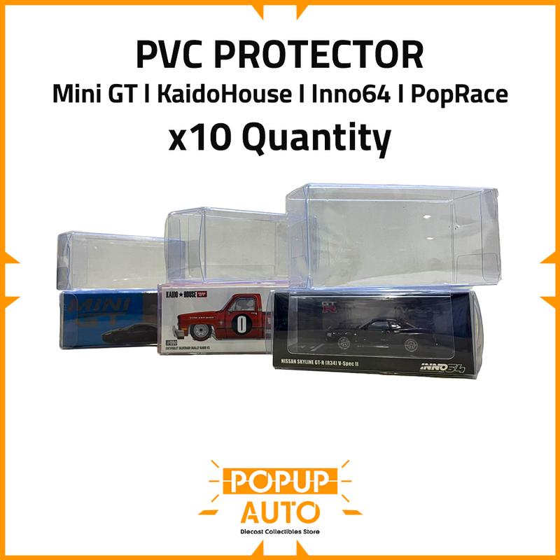 PVC Transparent Hardened Plastic Protector Case Box x10 For Mini ...