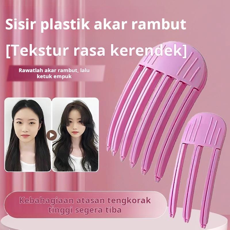 Sisir pembentuk angin kepala tinggi, jepit rambut dahi berlapis-lapis ...