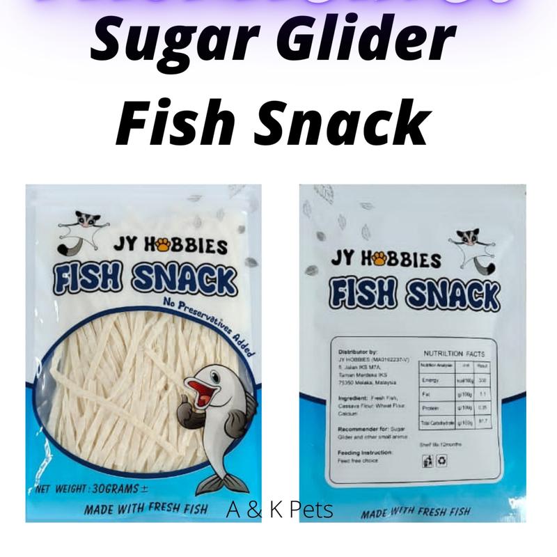 JY HOBBIES Sugar Glider Fish Snack 30g - TikTok Shop Malaysia