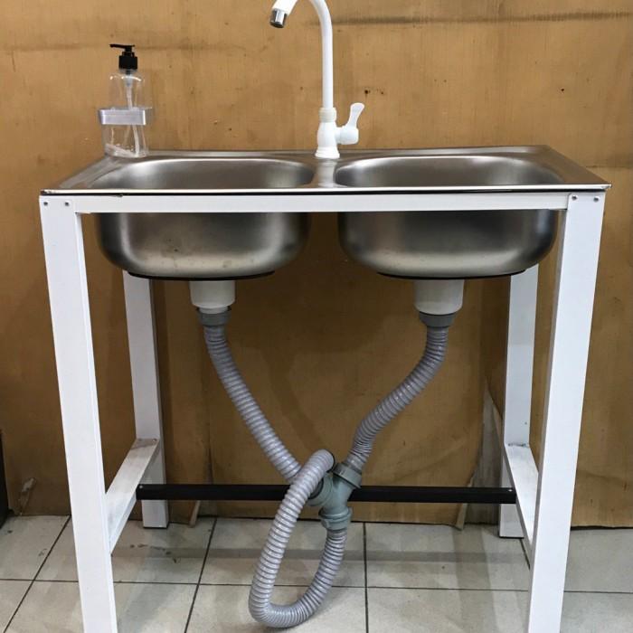 Bak cuci tangan kitchen sink stainless dapur toilet portable - Shop ...