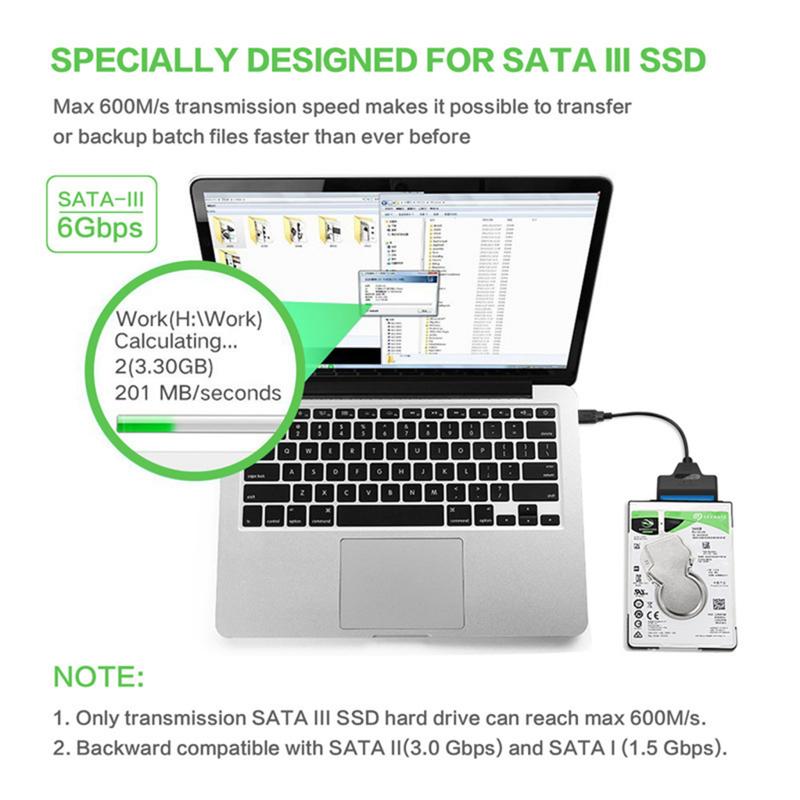 Junezao SSD Data Cable Portable Universal Hard Drive Data Cable ...