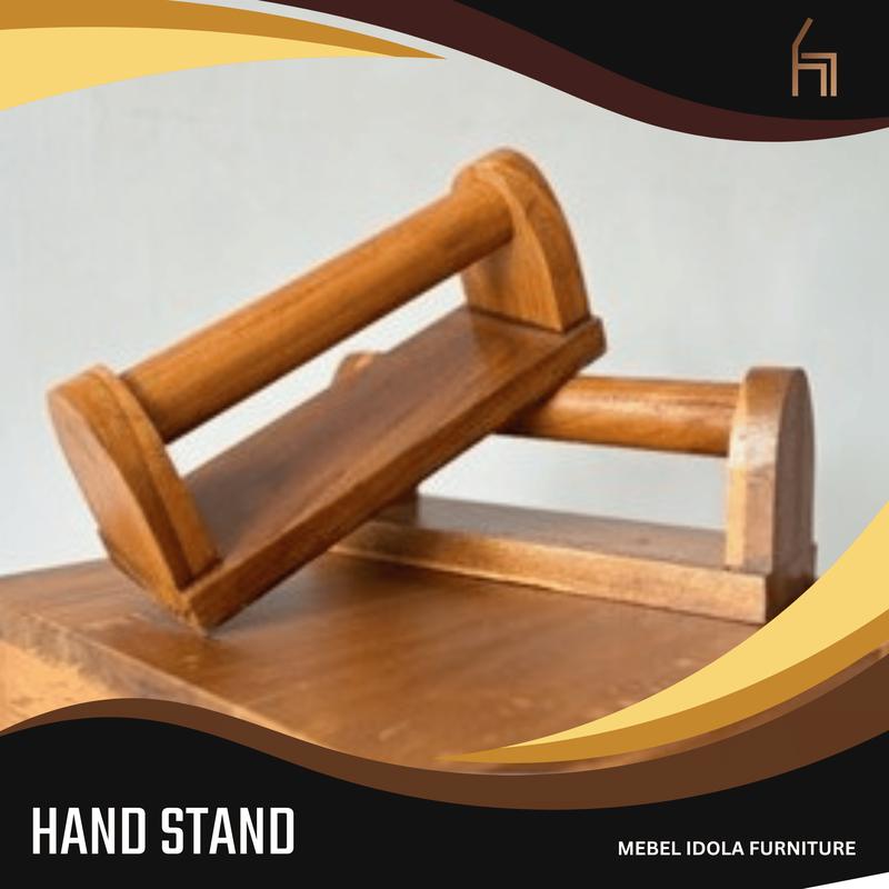 1 Set Wooden Handstand Parallette/ Handstand Kayu / Alat Push Up ...