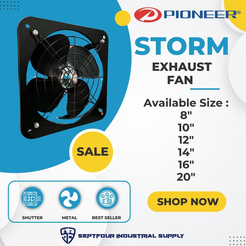 Pioneer 14" 62W Storm Ventilating/Exhaust Fan STORM I-350A - TikTok ...