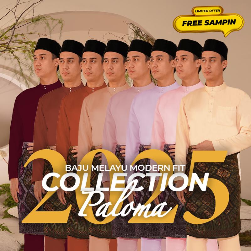 2025 BAJU MELAYU C/M SLIM FIT ITALIAN PALOMA BY JAKEL - TikTok Shop Malaysia