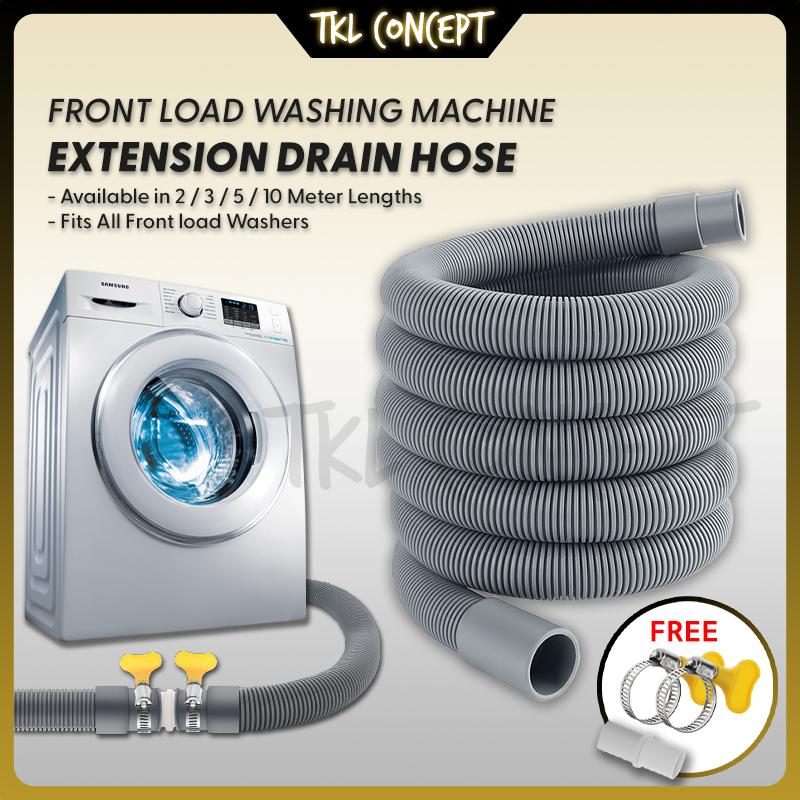 Front Load Washing Machine Outlet Drain Hose Pipe 2m 3m 5m 10m - TikTok ...