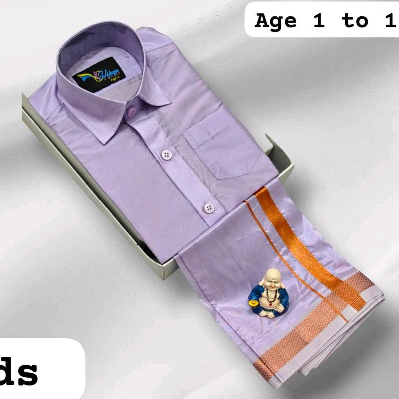 KID'S PATTU VESTI SHIRT SET (READYMADE) - TikTok Shop Malaysia