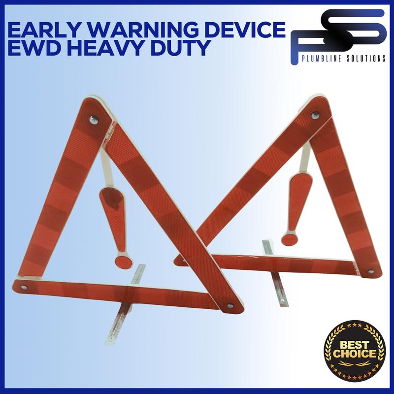 EWS EWD - Early Warning Device Signage - RED 1 PC BIG / RED SMALL ...