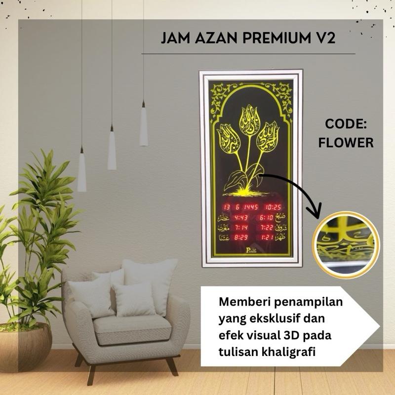 Jam Azan Premium V2-Code Flower - Model Terbaru - TikTok Shop Malaysia