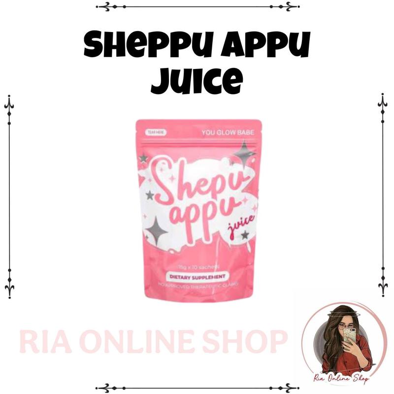 Shepu appu juice 15g per one sachet by you glow babe whitening - TikTok ...