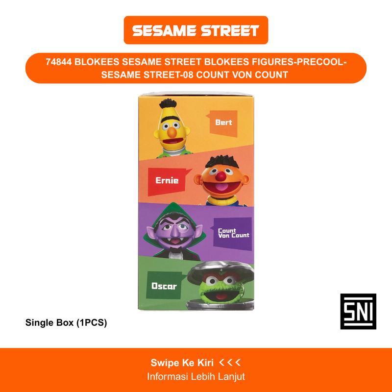 BLOKEES Sesame Street PRECOOL COUNT VON COUNT OSCAR BERT ERNIE - Shop ...