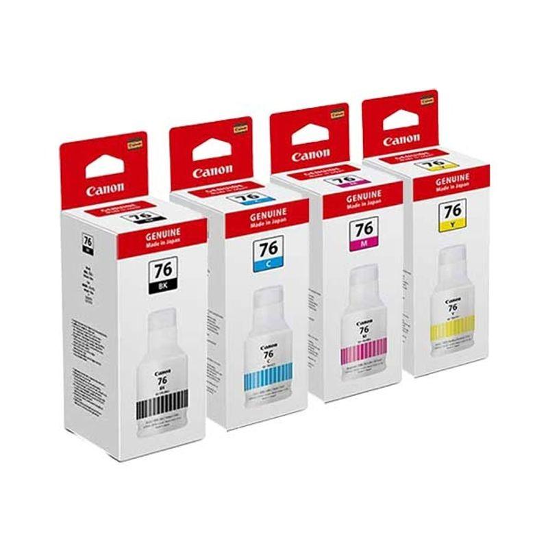 Canon GI-76 INK (Pigment Black/Cyan/Magenta/Yellow) GI76 Toner Ink ...