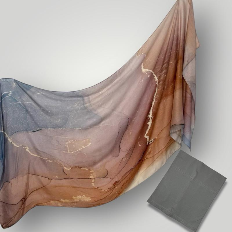 Veil Modal Twill cotton scarf & Premium Jersey inner tube. - TikTok ...