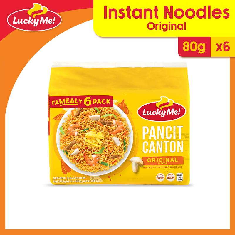 Lucky Me! Pancit Canton Original Multipack 80gx6 - TikTok Shop Philippines