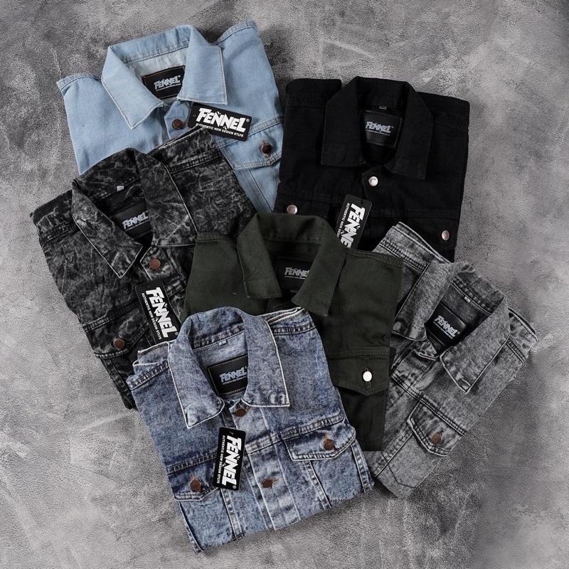 Jaket Jeans Motif Distro 125 Panjang Pria - Shop | Tokopedia