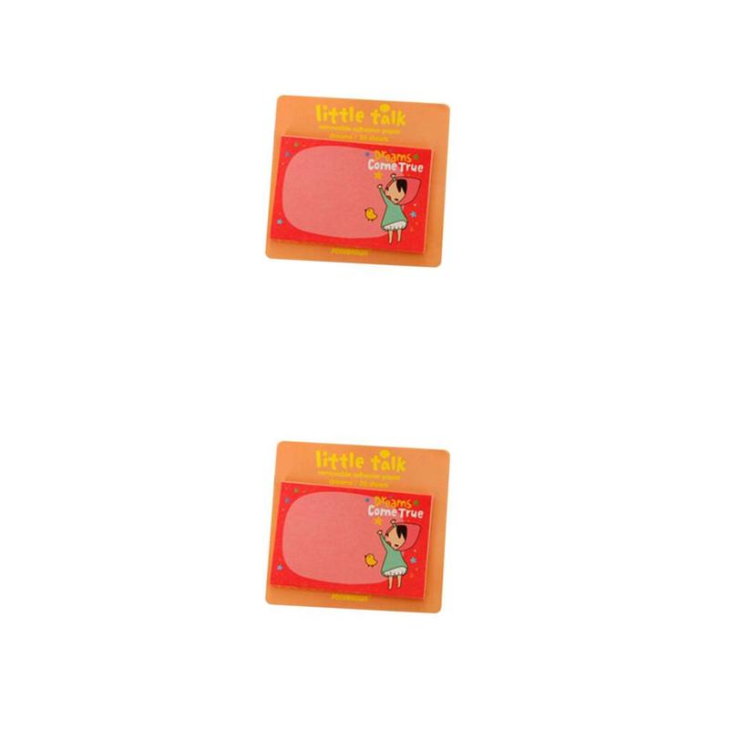 2 Set of Memo Pad Sticky Notes Label Paper Stickers Notepad Cute ...