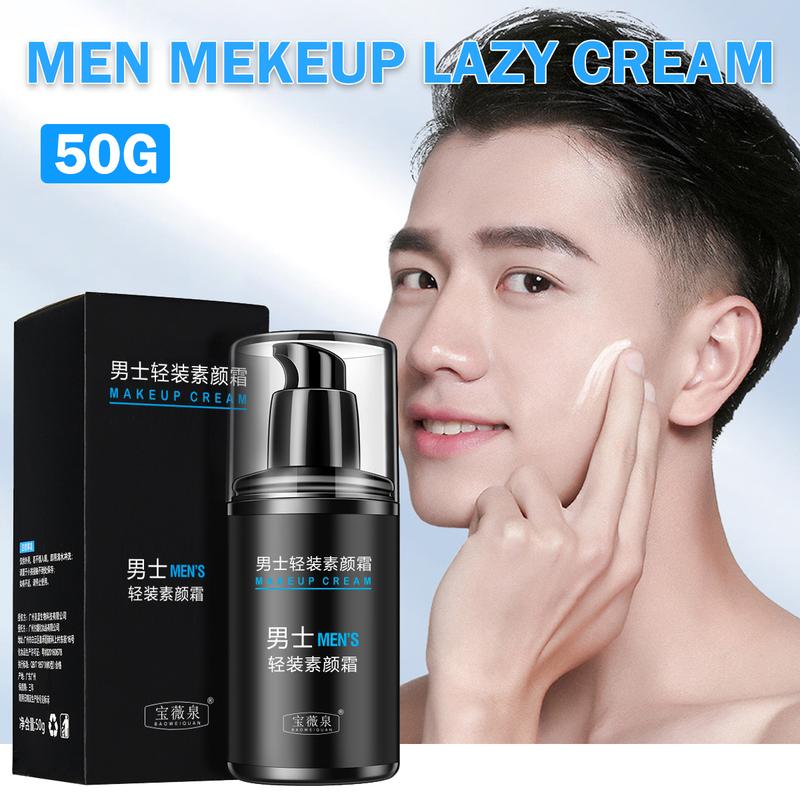 Krim Pemutih BB, Krim Muka Lelaki, Concealer Mekap Ringan, Krim ...