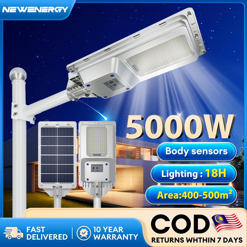 【COD】 Auto Solar light 5000W Solar Street Light Lampu Jalan LED ...