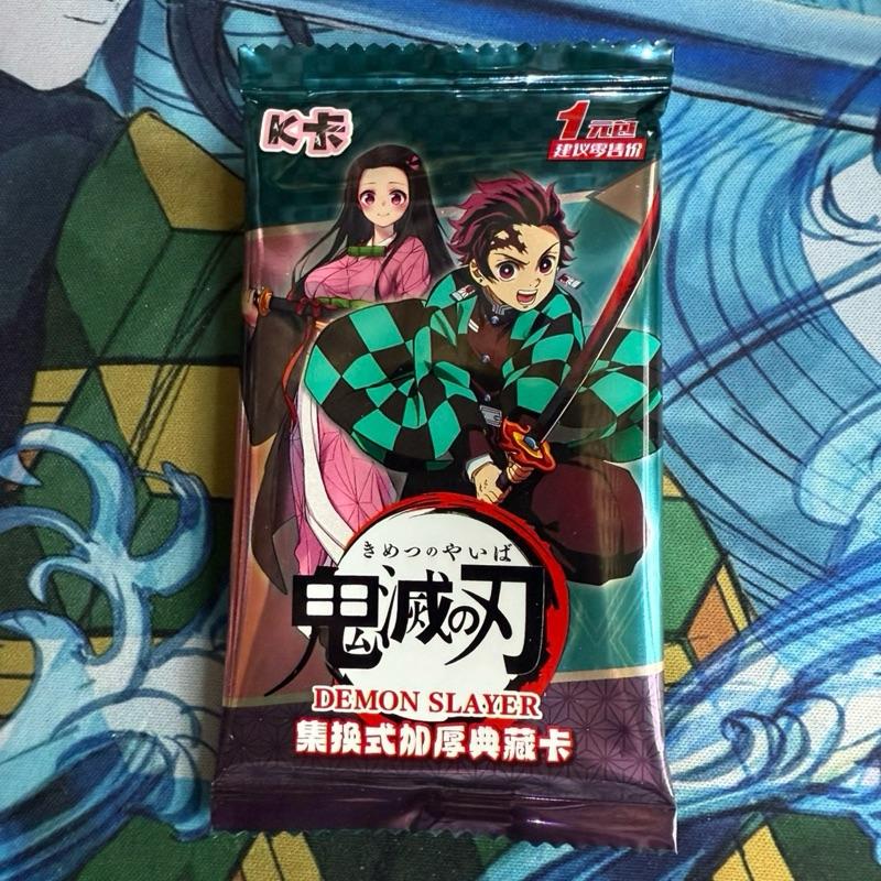 Demon Slayer 1 pack CCG kartu koleksi Card Games Mainan Colleactiable ...