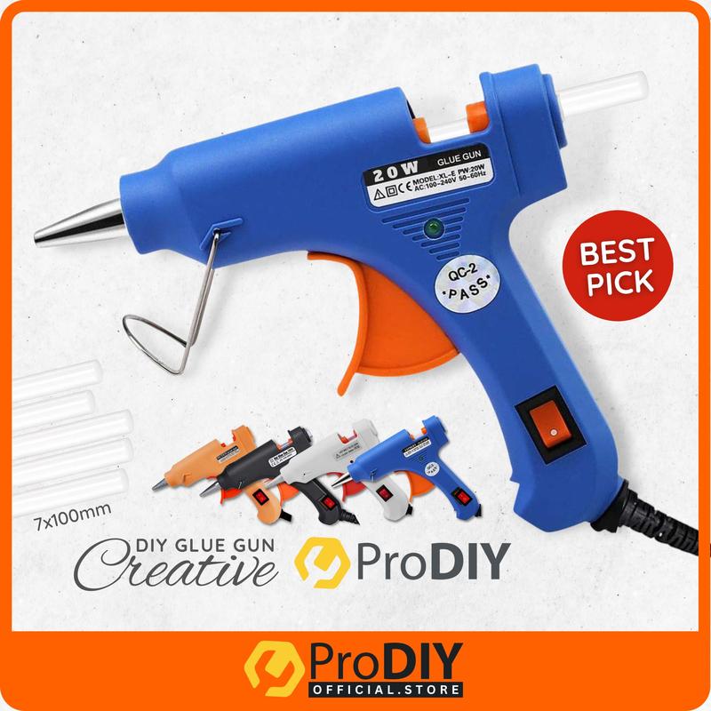 JOUSTMAX JST2601 Hot Melt Glue Gun Electric Trigger Adhesive Crafts ...