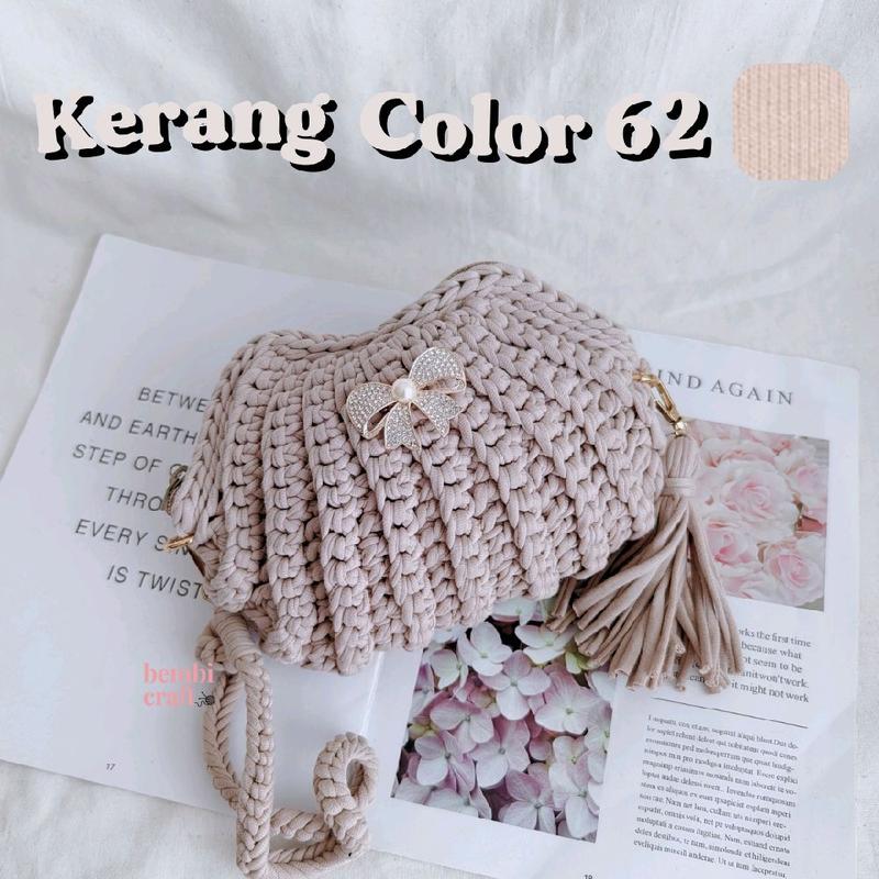TAS KERANG BY BEMBI CRAFT Tas Rajut Kerang Tas Rajut Korea Tas Rajut ...