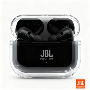 JBL PHANTOM T8 Earphone Bluetooth Nirkabel True Wireless, Anti Air ...