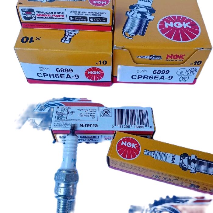 Jual NGK Busi NGK CPR6EA-9 Original untuk Motor Beat Vario Scoopy Spacy ...