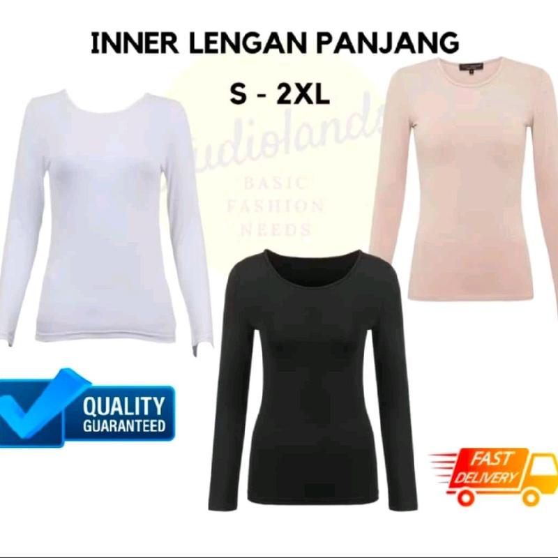 Inner Lengan panjang 100% biscous cotton mix harga hangat Quality ...