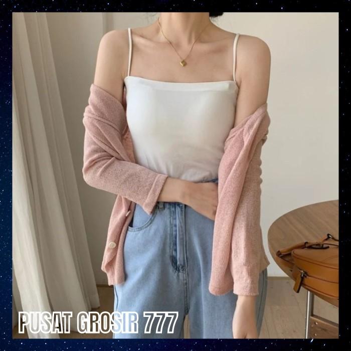 Tanktop Fashion Import Korea Tanktop Tali Tipis Spagetti Korea - Shop ...