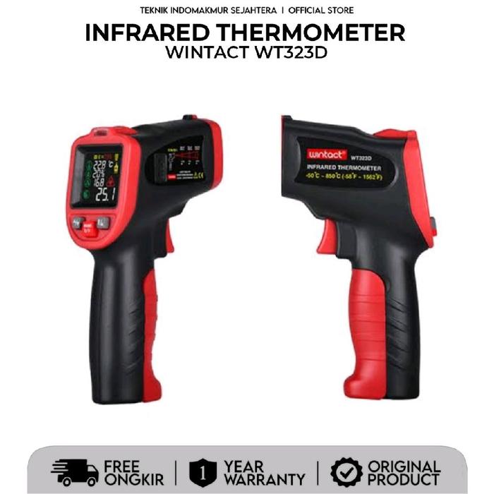 Jual Infrared Thermometer Industrial Termometer Wintact WT323D ...