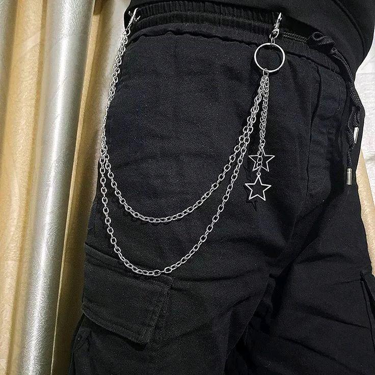 Ashofi.handmade Chain Belt Gesper Rantai Celana Punk Style Layer - Shop ...