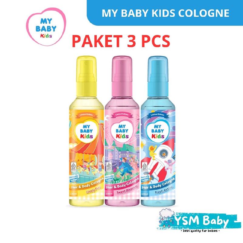 [PAKET 3 PCS] My Baby Kids Cologne 100 ml - Shop | Tokopedia