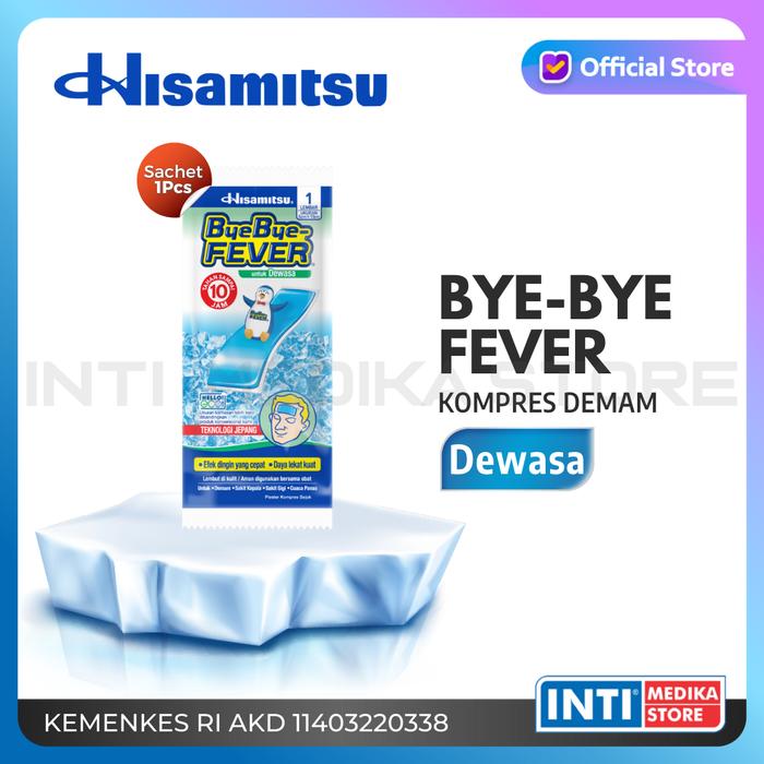 Promo HISAMITSU - Bye Bye Fever Plester Kompres Demam DEWASA | Byebye ...