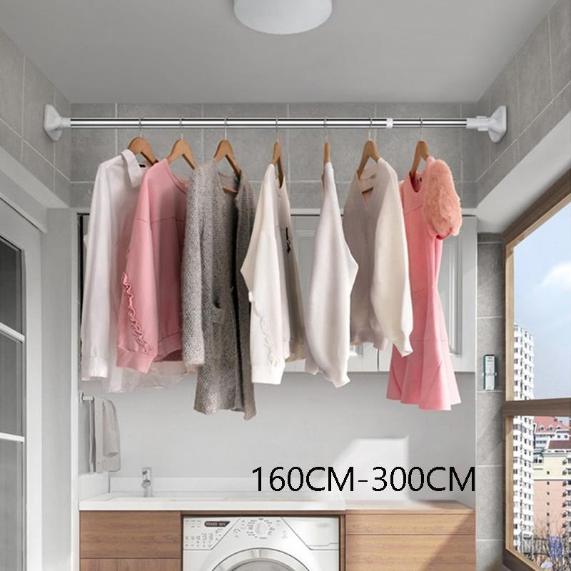 ShopUniverse 160-300cm Telescopic Shower Curtain Rod Stainless - TikTok ...