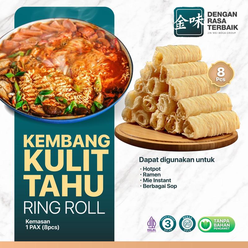 DRT-RINGROLL TOFU (BELL ROLL) HALAL | ISI 8ROLL | COCOK UNTU - Shop ...