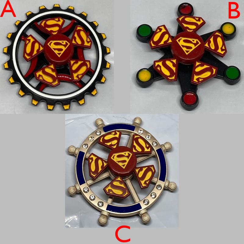 Superman Special Multi Rotating Layer Fidget Hand Spinner Toys / Games ...