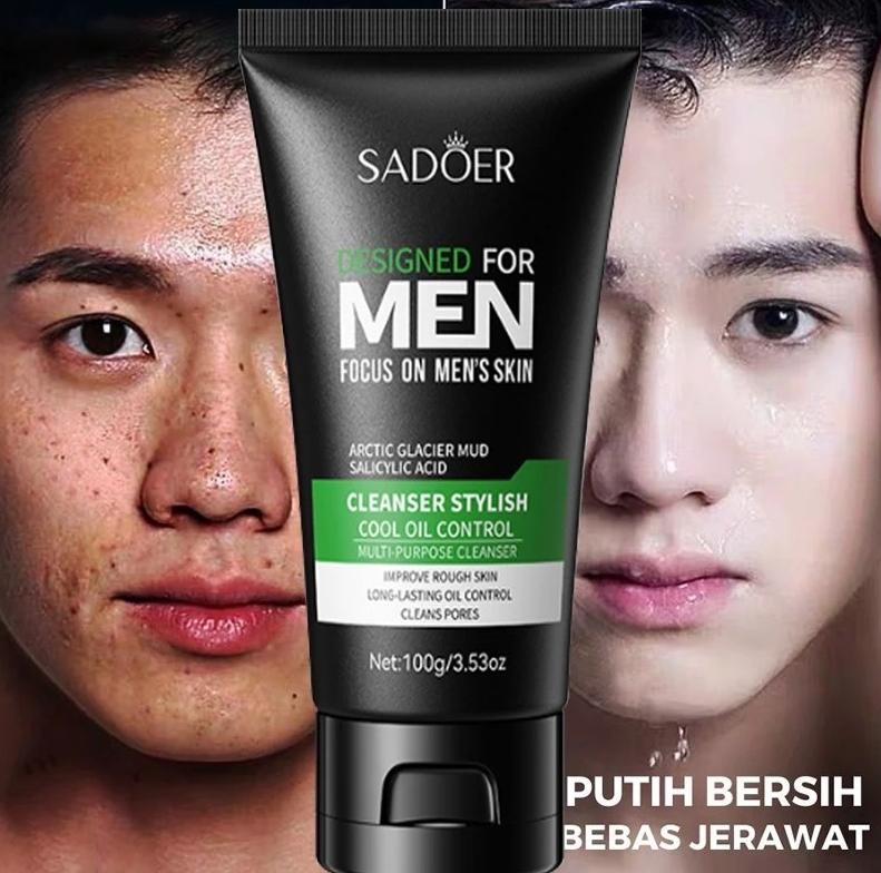 Men Cleanser Cool Oil Control Multi-Effect Moisturizing Cleanser ...