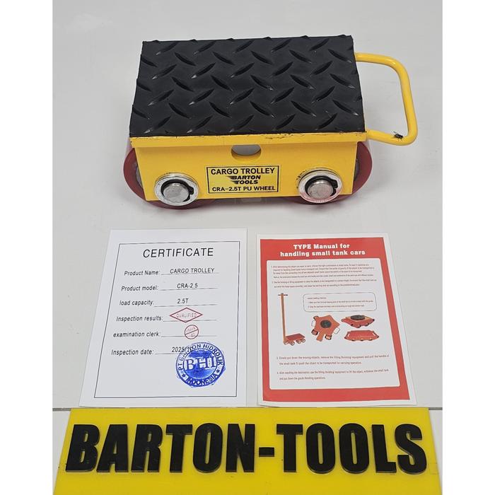 Jual 10T Skid Roller Set PU Wheel 2.5T x4 CRA-2.5T-4 BARTON Skate Tank ...
