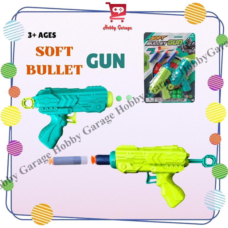Mainan tembakan anak soft bullet bola plastik gun mini 2pcs - Shop ...