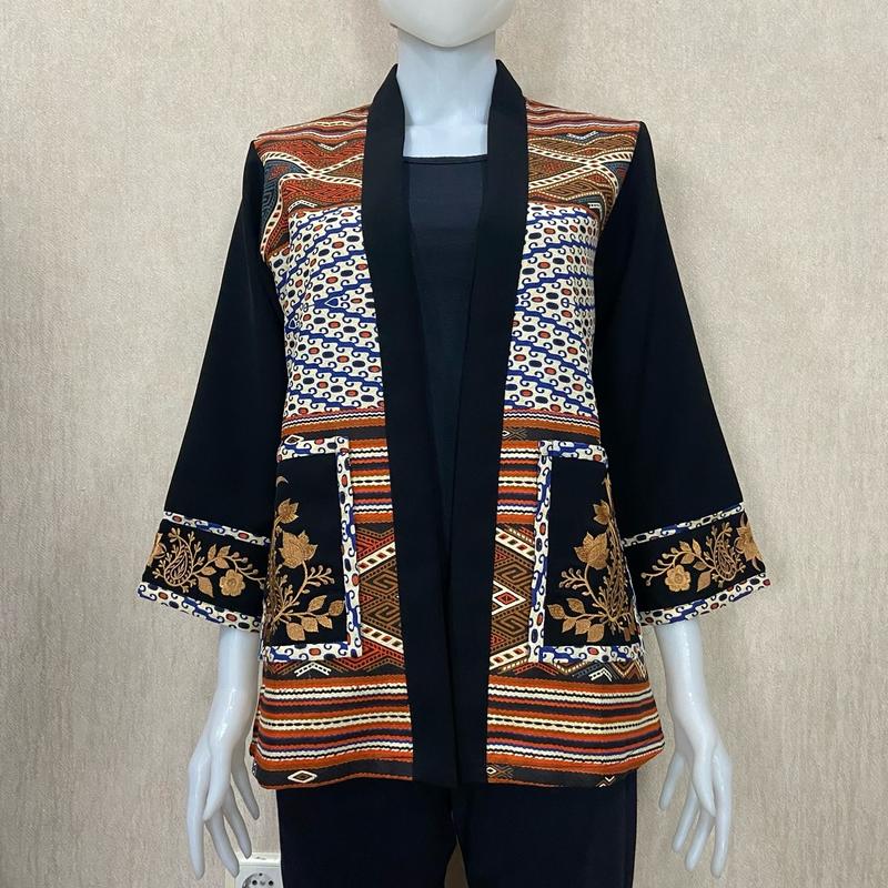 Atasan Outer Batik Wanita Cewe Premium Exclusive Blouse Kondangan ...