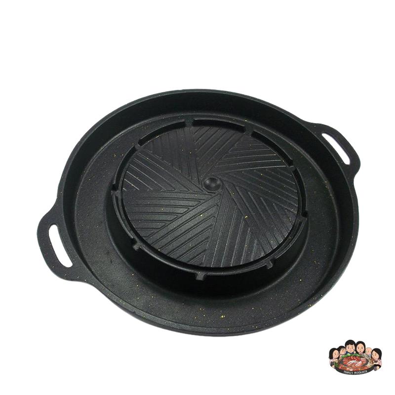 34 Cm Mookata grill plate /2-in-1 Pot Barbecue Hot pot - TikTok Shop ...
