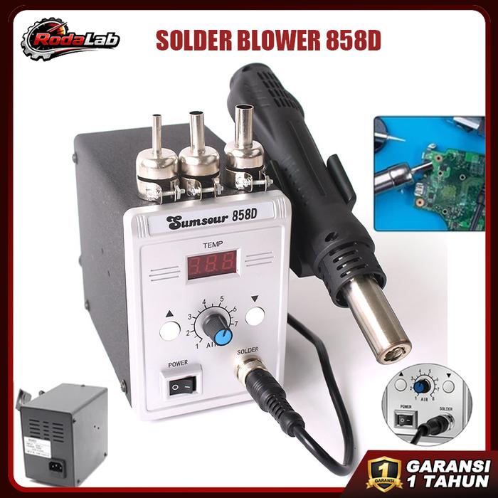 Jual (Ready Stock)Solder Blower 858D/8586 Hot Air Solder Uap Blower ...