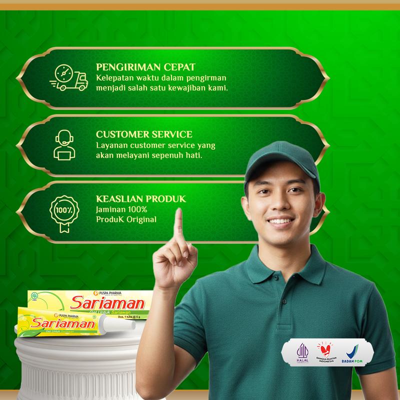 Sariaman - Gel Untuk Sariawan yang tidak perih - Rasa Guava - Shop ...