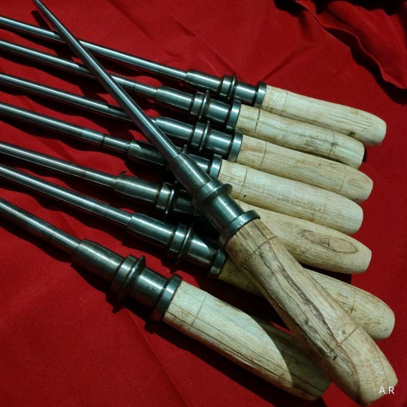 Stik Pengasah Pisau Steel Kristal Honing Halus Standar dengan Besi ...