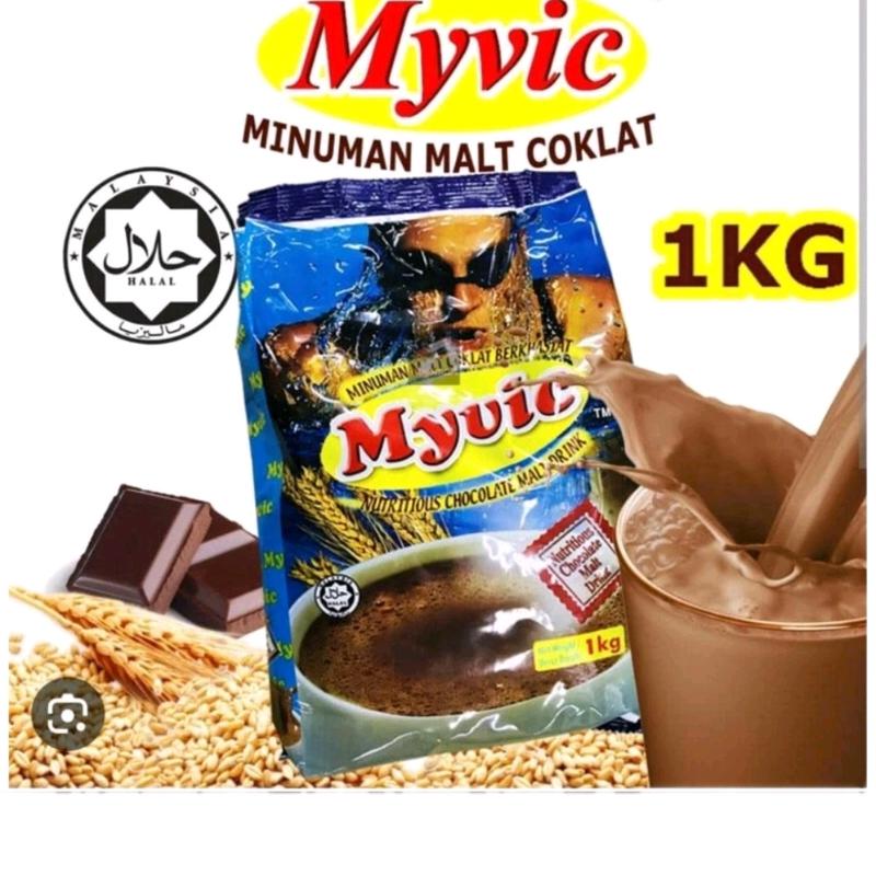 Myvic 1kg/milo malt coklat/chocolate Cokelat Snack Food - TikTok Shop ...