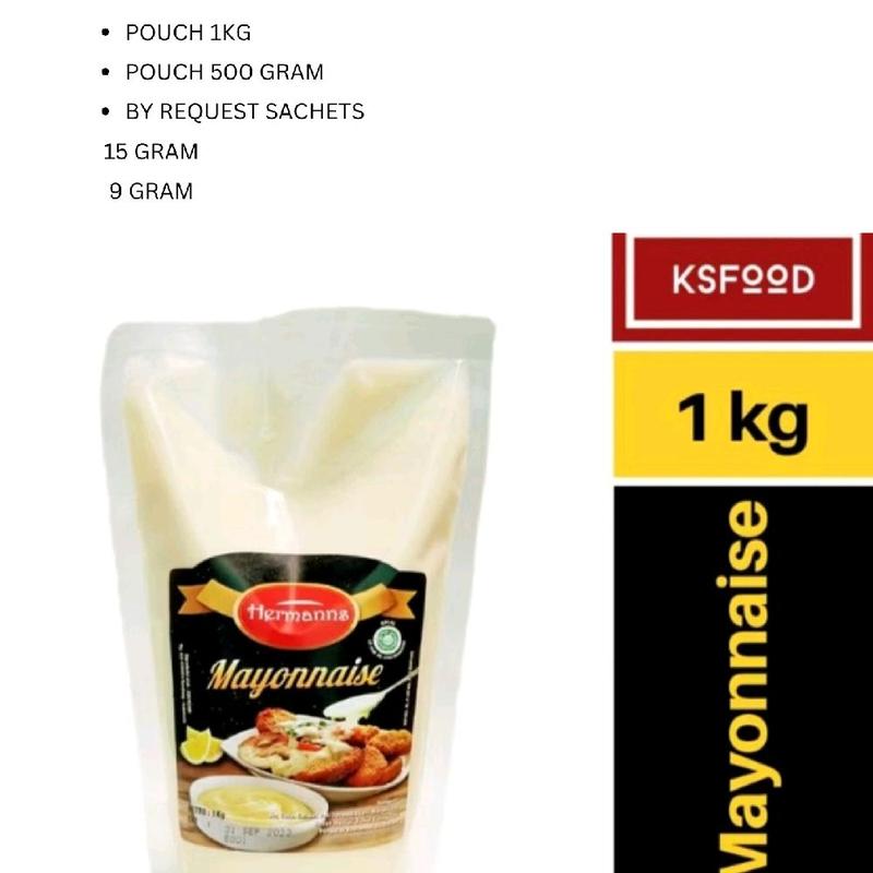KSFood Hermanns Mayones Creamy Gurih saset 9 gram isi 50 saset ...